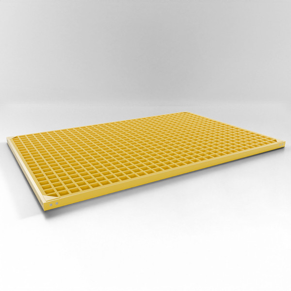 Stairwell Platform System - Fixed Grate & Frame 800mm x 1200mm