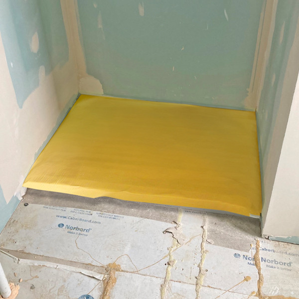 Tecdura Stickymat FR Yellow - Shower Tray Protection (1.5mm x 1.04m x 50m)
