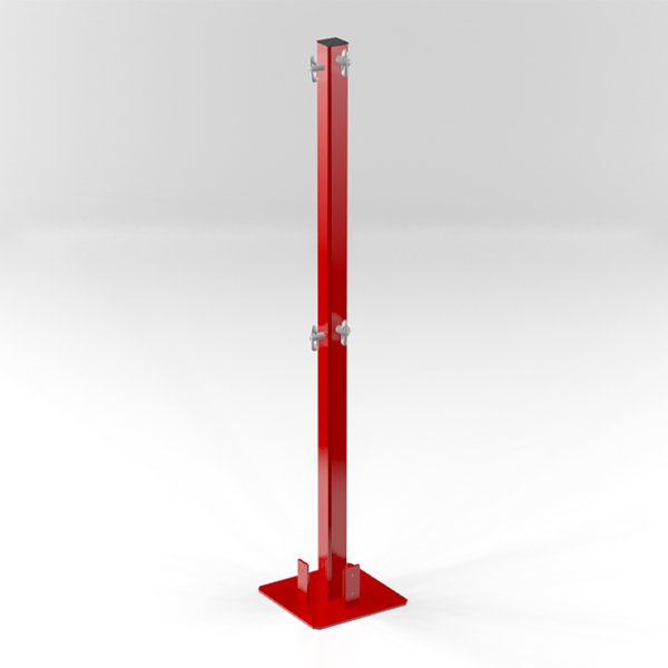 Railsafe Safety Post Corner 200mm x 1026mm (w/Anti Luce)